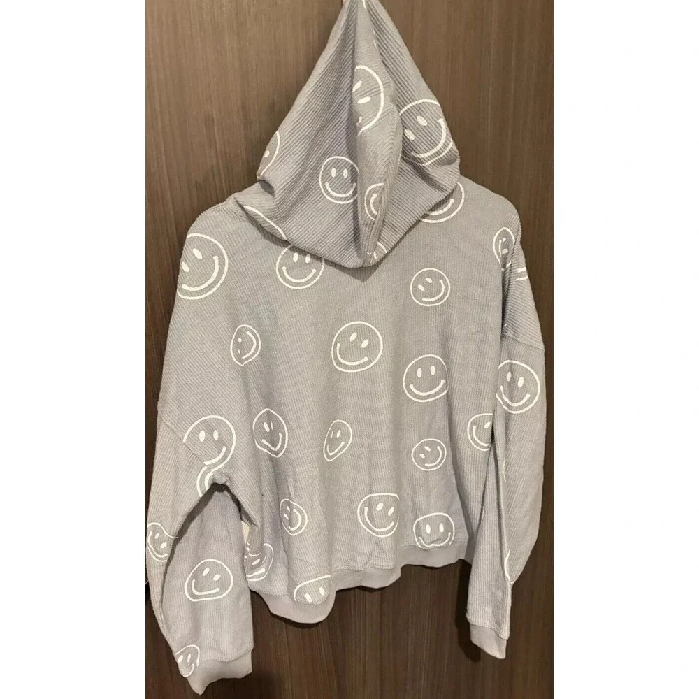 Altar'd State | Tops | Smiley Face Emoji Sweater Altered State Womens ...